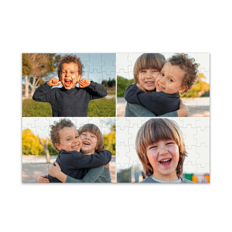 Personalisiertes Puzzle mit Text und Foto für ein lustiges und ...